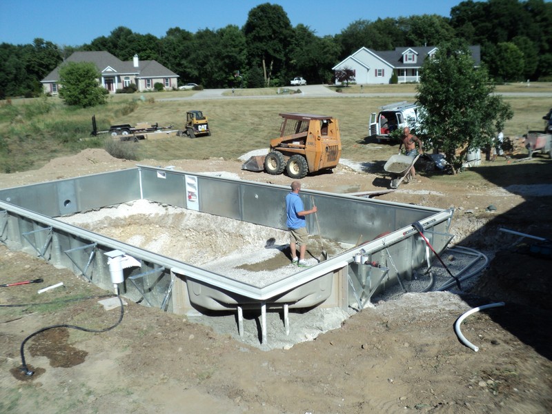In Ground Pool Construction Process - Spring's Pools and Spas